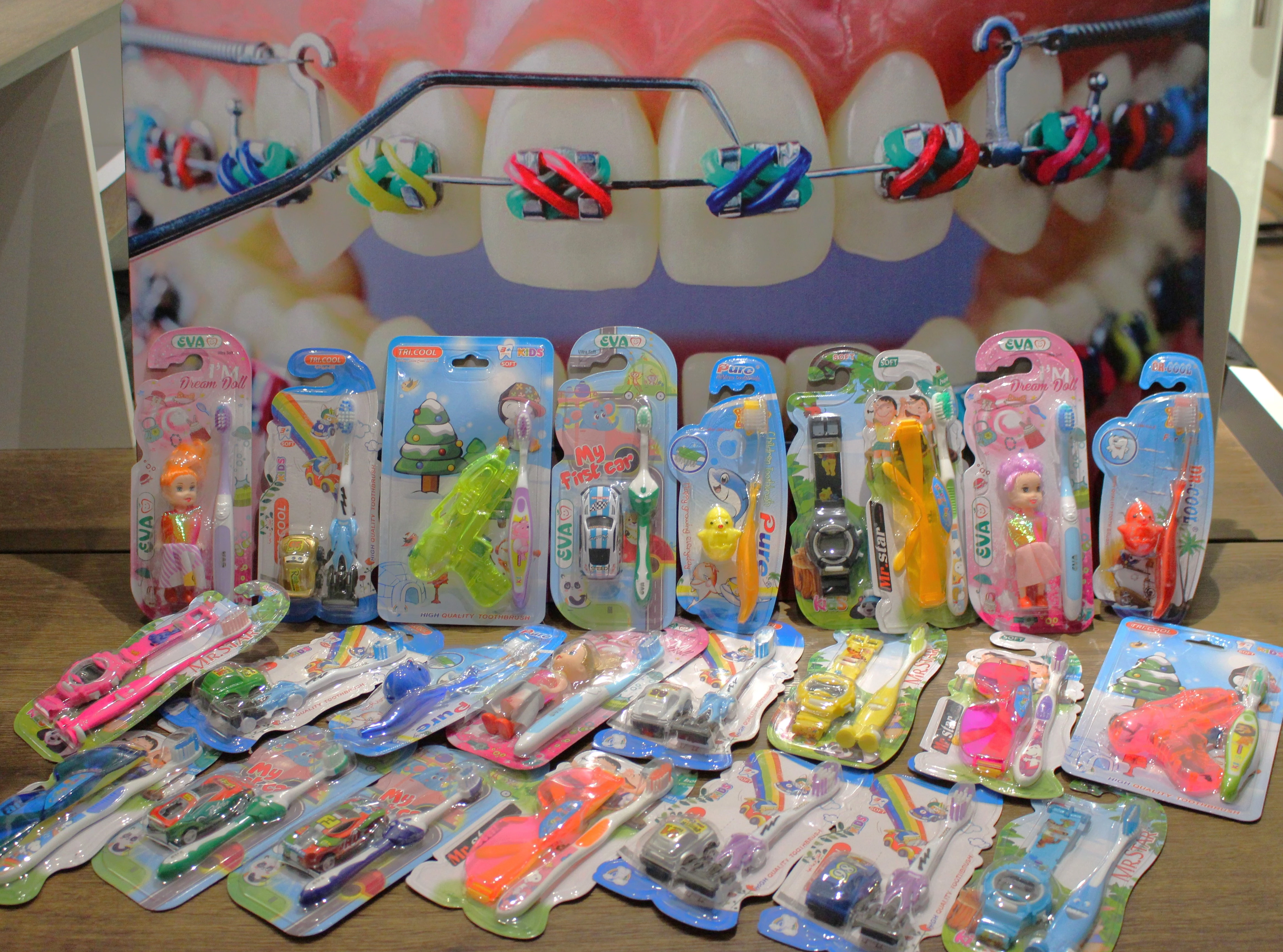 EVA Toothbrush with Doll for Girls